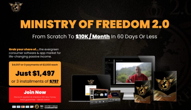 Ministry Of Freedom Review » Make Money Online